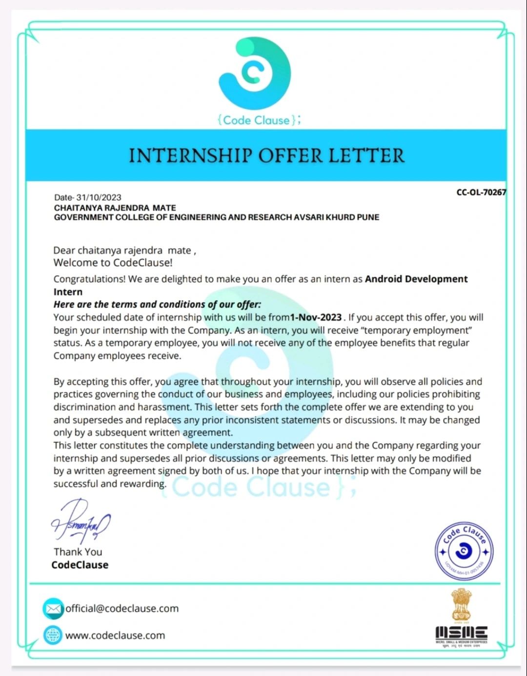 Chaitanya Mate on LinkedIn: #codeclause #codeclauseinternship Chaitanya Mate on LinkedIn: #codeclause #codeclauseinternship
