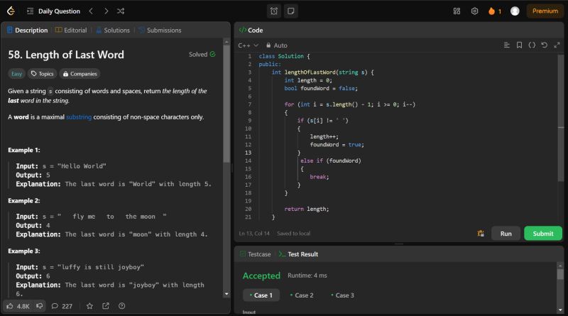 Ranjeet Tiwari on LinkedIn: #100daysofcode #leetcode #coding # ... Ranjeet Tiwari on LinkedIn: #100daysofcode #leetcode #coding # ...