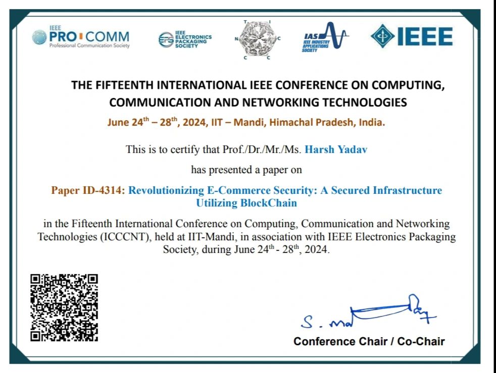 Harsh Yadav on LinkedIn: #research #ieeeconference #iitmandi # ... Harsh Yadav on LinkedIn: #research #ieeeconference #iitmandi # ...