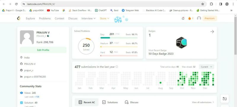 PRAJUN V on LinkedIn: #leetcode #codingjourney #algorithmmaestro # ... PRAJUN V on LinkedIn: #leetcode #codingjourney #algorithmmaestro # ...