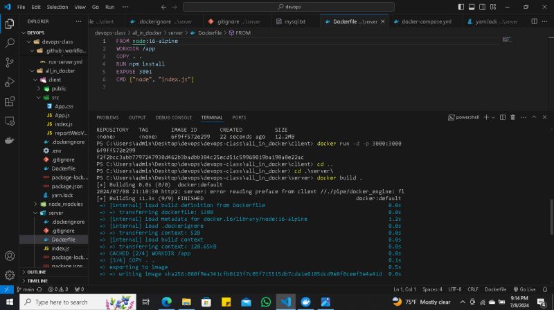 Prashant oli on LinkedIn: Deployed the node.js application using docker ... Prashant oli on LinkedIn: Deployed the node.js application using docker ...