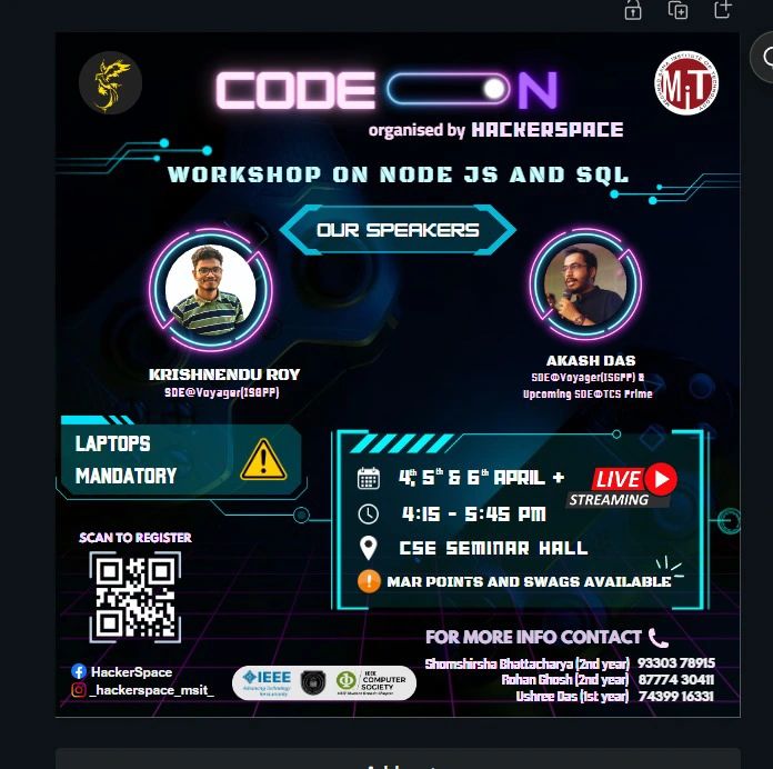 Somshirsha Bhattacharya on LinkedIn: #nodejs #sql #backenddevelopment # ... Somshirsha Bhattacharya on LinkedIn: #nodejs #sql #backenddevelopment # ...