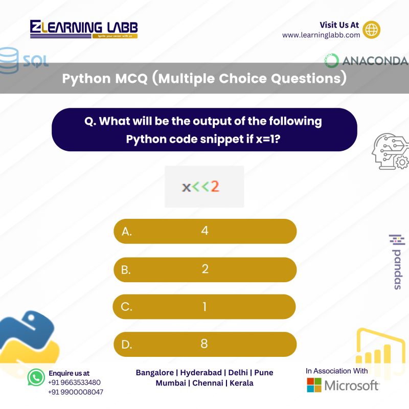 Learning Lab on LinkedIn: #python #mcq #codingchallenge #pythondev # ... Learning Lab on LinkedIn: #python #mcq #codingchallenge #pythondev # ...
