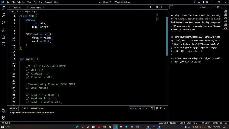 Ujjwal Bhadani on LinkedIn: #day12 #100daysofcode #code #linkedlist Ujjwal Bhadani on LinkedIn: #day12 #100daysofcode #code #linkedlist
