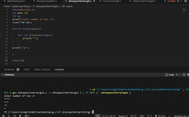 Gaurav Sagar on LinkedIn: #patternrecognition #cprogramming # ... Gaurav Sagar on LinkedIn: #patternrecognition #cprogramming # ...