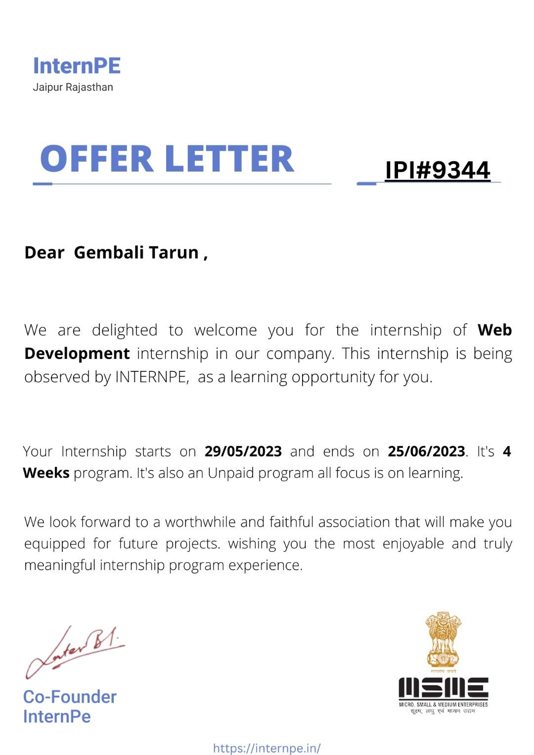 Tarun Gembali on LinkedIn: #connections #internpe #webdevelopment # ... Tarun Gembali on LinkedIn: #connections #internpe #webdevelopment # ...
