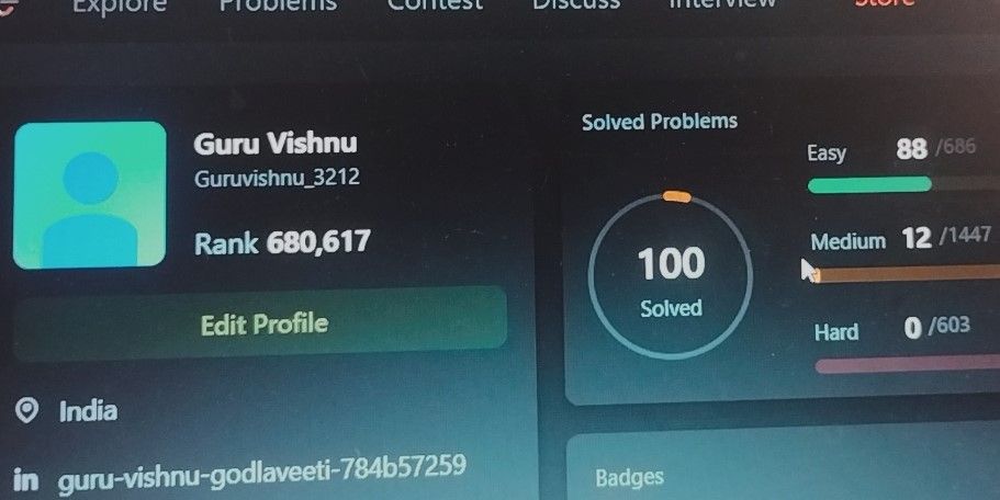 Guru Vishnu Godlaveeti on LinkedIn: #leetcode Guru Vishnu Godlaveeti on LinkedIn: #leetcode
