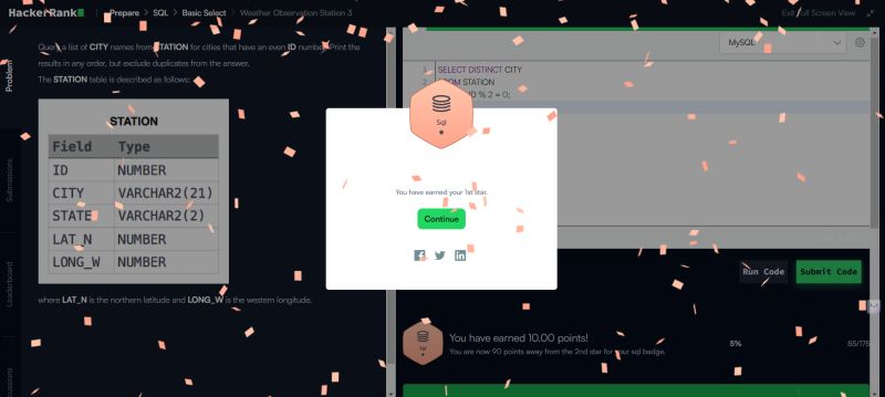 Saurav Suman on LinkedIn: #sql #hackerrank #lpu #1ststar #lpuuniversity Saurav Suman on LinkedIn: #sql #hackerrank #lpu #1ststar #lpuuniversity