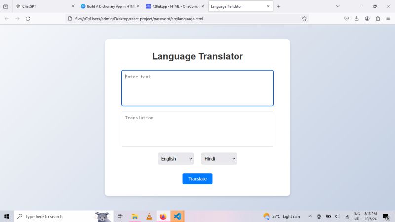 Dharshini Palanisamy on LinkedIn: #project #translatorapp # ... Dharshini Palanisamy on LinkedIn: #project #translatorapp # ...