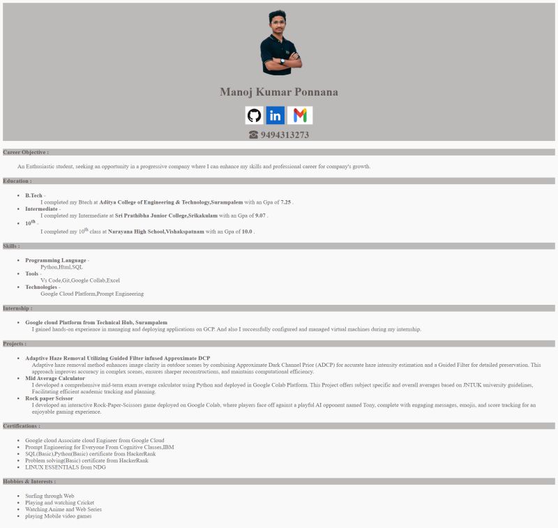 Manoj kumar Ponnana on LinkedIn: #webdevelopment #html #css #beginner # ... Manoj kumar Ponnana on LinkedIn: #webdevelopment #html #css #beginner # ...