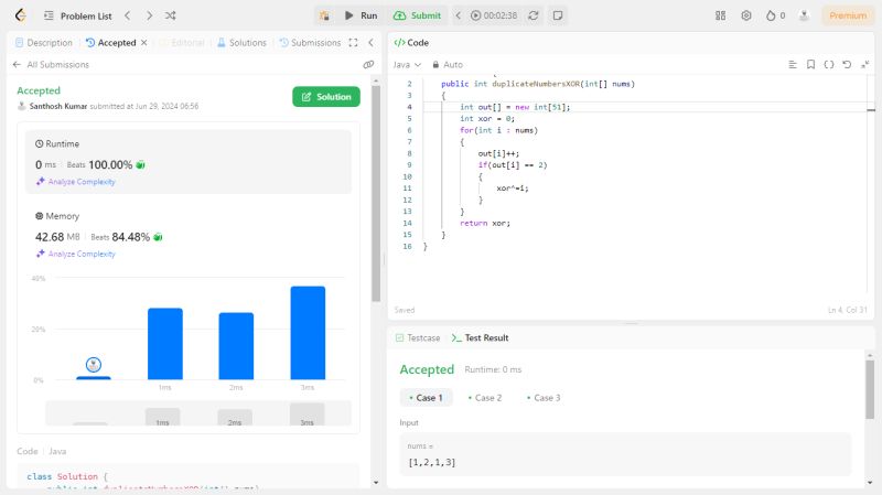 Santhosh Kumar S on LinkedIn: #java #leetcode #coding #problemsolving # ... Santhosh Kumar S on LinkedIn: #java #leetcode #coding #problemsolving # ...