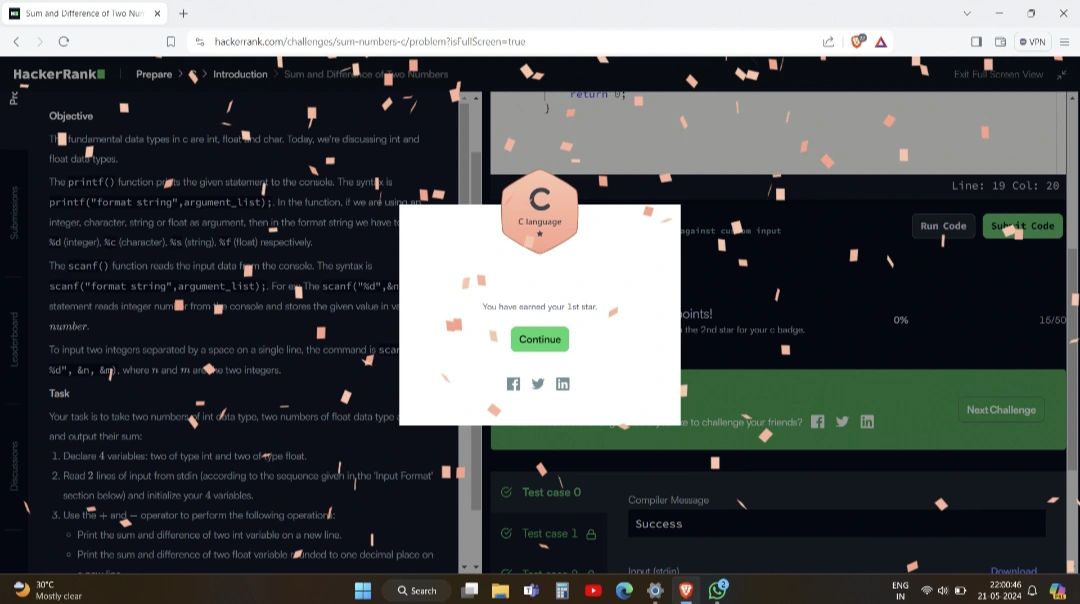 SONU KUMAR RAWANI on LinkedIn: #hackerrank #hackerrank #coding # ... SONU KUMAR RAWANI on LinkedIn: #hackerrank #hackerrank #coding # ...