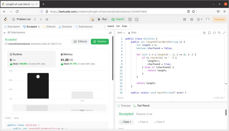 Shamrethasri Sivakumar on LinkedIn: #java #leetcode #happycoding # ... Shamrethasri Sivakumar on LinkedIn: #java #leetcode #happycoding # ...