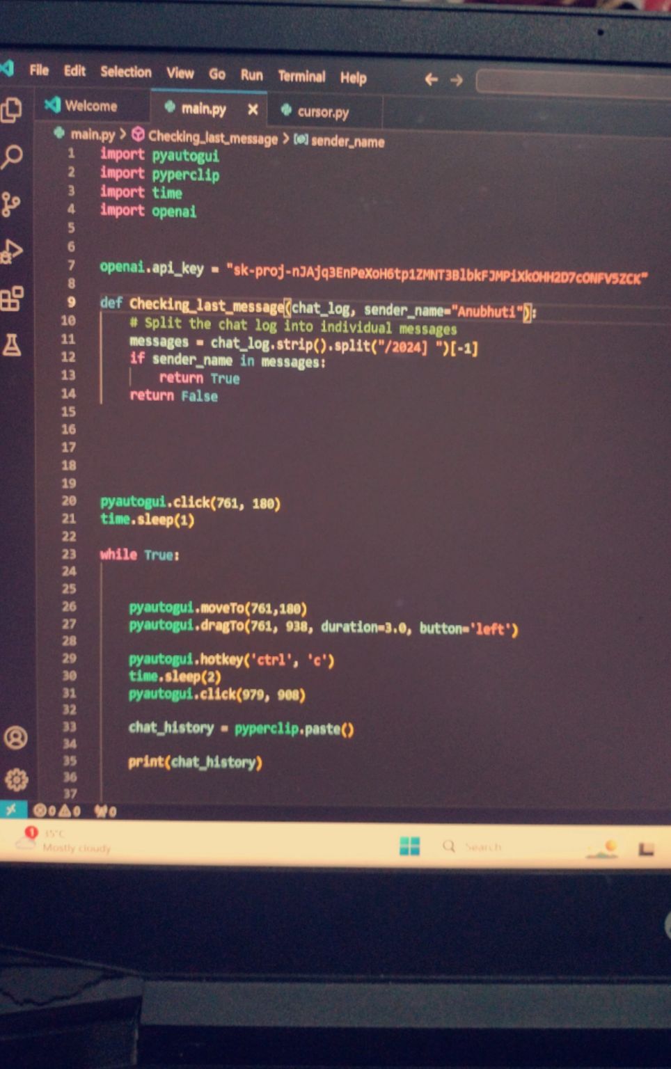 Harsh Sharma on LinkedIn: #python #ai #chatbot #automation #pyperclip # ... Harsh Sharma on LinkedIn: #python #ai #chatbot #automation #pyperclip # ...