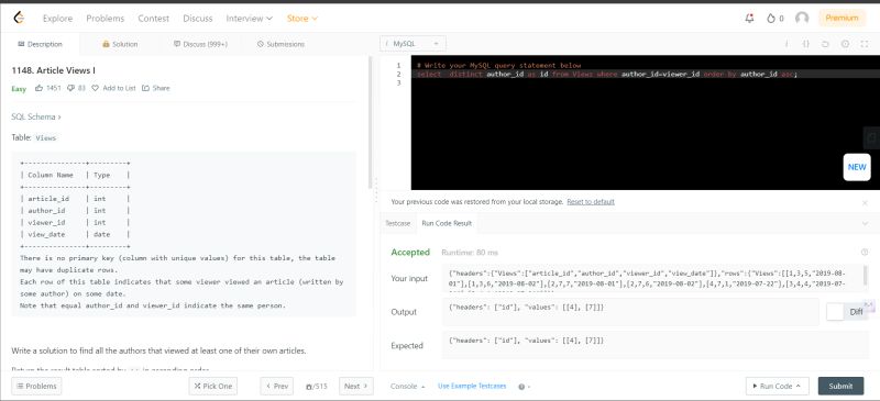 NITHIYA S on LinkedIn: #leetcode #sql #dataanalysis #problemsolving # ... NITHIYA S on LinkedIn: #leetcode #sql #dataanalysis #problemsolving # ...