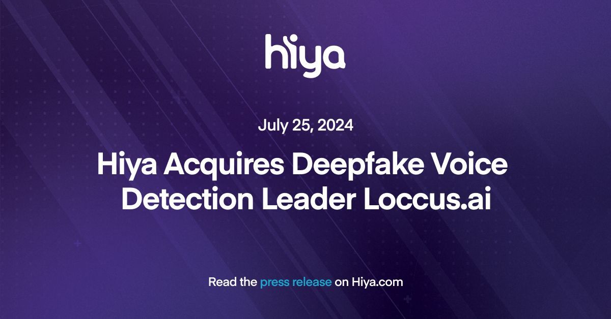 David Sitte on LinkedIn: This morning at Hiya Inc., Inc. we announced ... David Sitte on LinkedIn: This morning at Hiya Inc., Inc. we announced ...