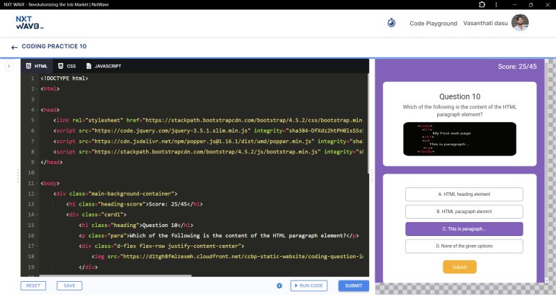 Dasu Vasanthati on LinkedIn: #nxtwave #ccbp #html #css #bootstrap ... Dasu Vasanthati on LinkedIn: #nxtwave #ccbp #html #css #bootstrap ...