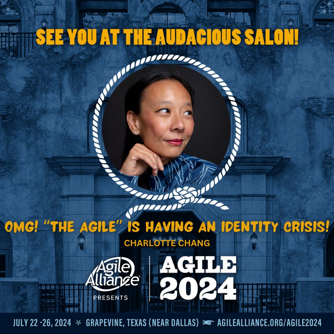 Charlotte Chang on LinkedIn: #agile #agile2024 Charlotte Chang on LinkedIn: #agile #agile2024