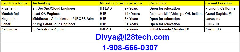 Divya Akepati on LinkedIn: Hi Partners, Greetings from i28 Technologies ... Divya Akepati on LinkedIn: Hi Partners, Greetings from i28 Technologies ...