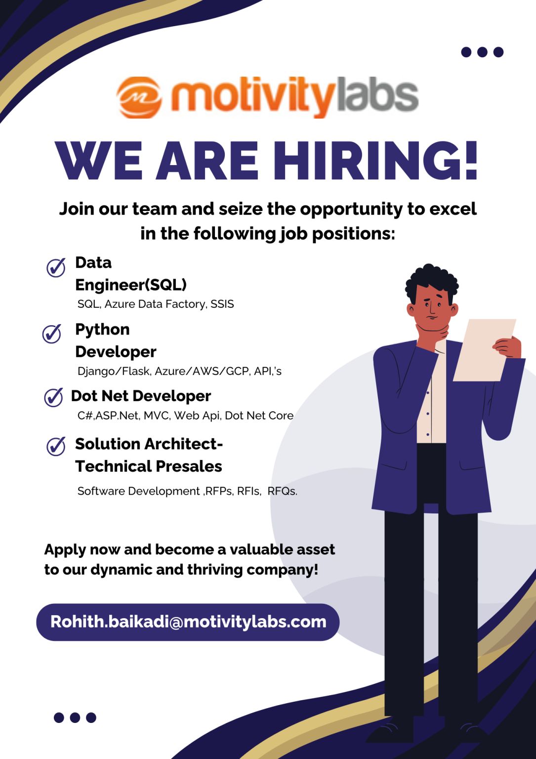 Rohith Kumar on LinkedIn: #hiring Rohith Kumar on LinkedIn: #hiring