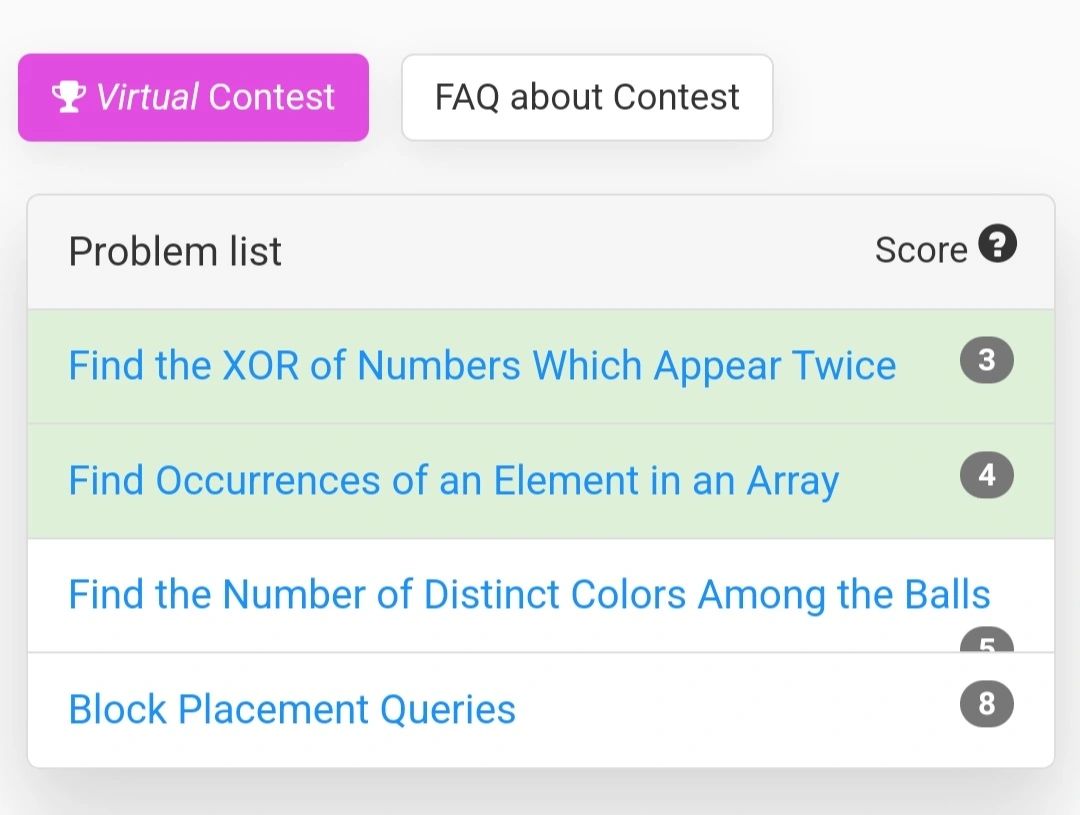 Basu Pahariya on LinkedIn: Biweekly Leetcode Contest 131: I can answer ... Basu Pahariya on LinkedIn: Biweekly Leetcode Contest 131: I can answer ...