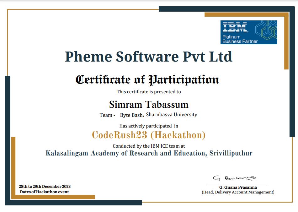 Simran Tabassum posted on LinkedIn Simran Tabassum posted on LinkedIn