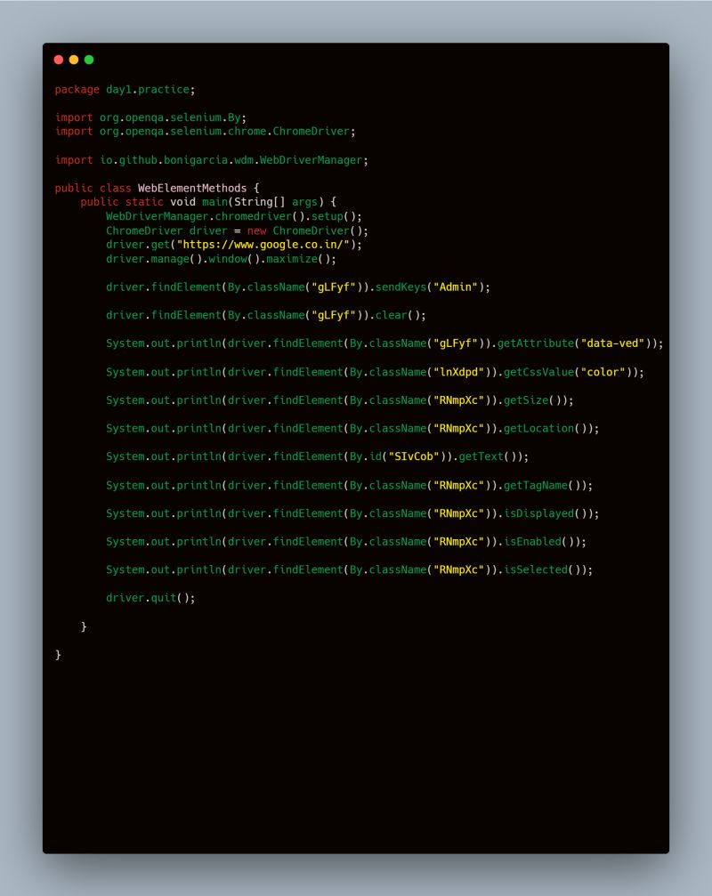 Sakthivel Nathan on LinkedIn: Exploring Web Element Methods with ... Sakthivel Nathan on LinkedIn: Exploring Web Element Methods with ...