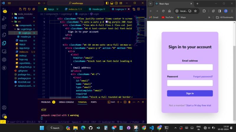 🚀 React and Tailwind CSS transformed login/signup experience💻 | Sourabh ... 🚀 React and Tailwind CSS transformed login/signup experience💻 | Sourabh ...