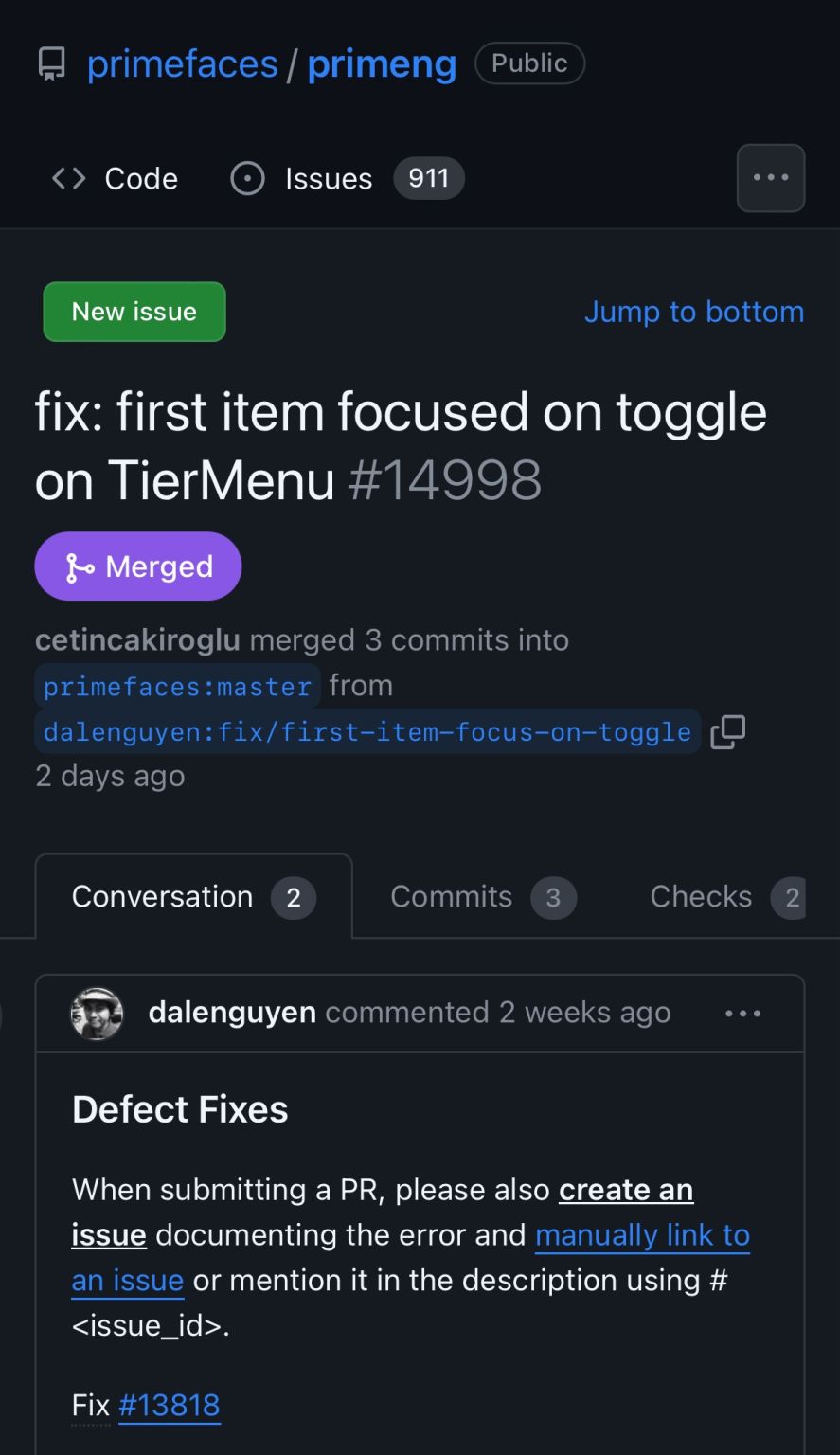 Dale Nguyen on LinkedIn: #opensource #contributions Dale Nguyen on LinkedIn: #opensource #contributions