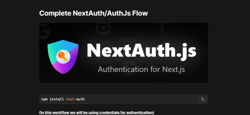 Arijit Das on LinkedIn: #nextauth #webdevelopment #fullstack # ... Arijit Das on LinkedIn: #nextauth #webdevelopment #fullstack # ...
