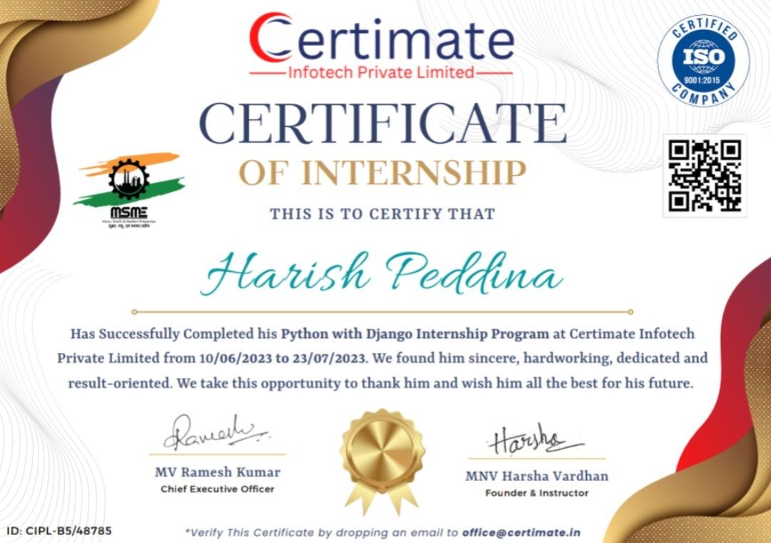 Harish Peddina on LinkedIn: #jobs #jobserach #django # ... Harish Peddina on LinkedIn: #jobs #jobserach #django # ...