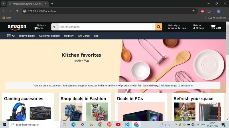 Mahima Dagar on LinkedIn: #webdevelopment #html #css #amazonclone # ... Mahima Dagar on LinkedIn: #webdevelopment #html #css #amazonclone # ...