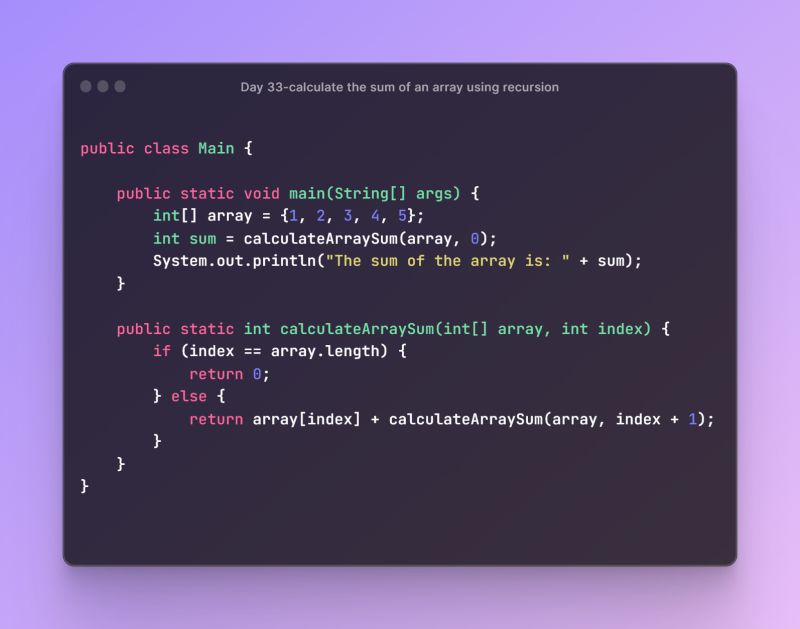 Indhumathi B on LinkedIn: #day33 #100daysofcodechallenge #java #coding ... Indhumathi B on LinkedIn: #day33 #100daysofcodechallenge #java #coding ...