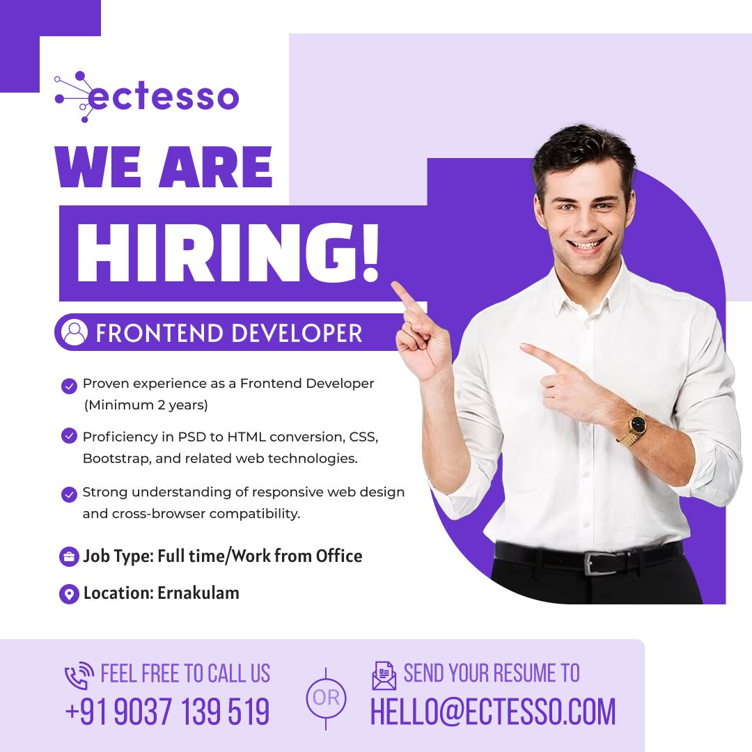 Ectesso on LinkedIn: #html #css #bootstrap #nowhiring # ... Ectesso on LinkedIn: #html #css #bootstrap #nowhiring # ...