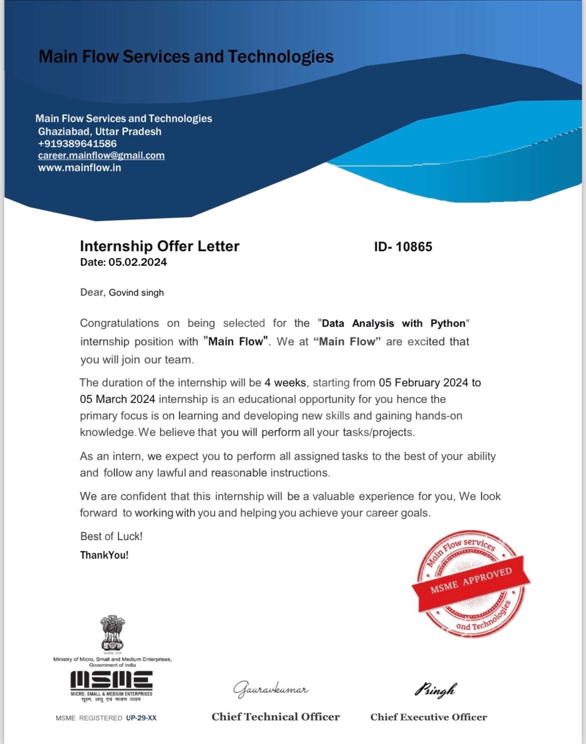Govind Singh Shekhawat on LinkedIn: #data #intern2024 #internship # ... Govind Singh Shekhawat on LinkedIn: #data #intern2024 #internship # ...