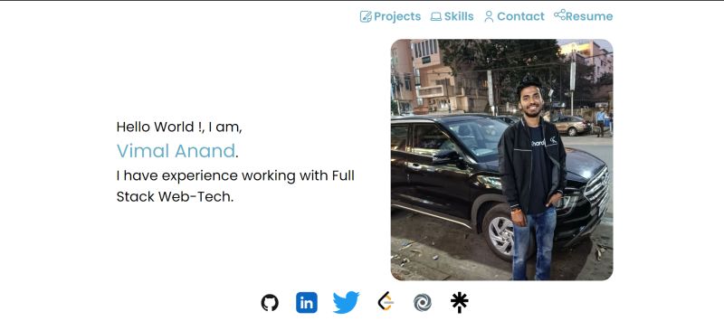VIMAL ANAND on LinkedIn: #buildinginpublic #javascript #portfoliowebsite VIMAL ANAND on LinkedIn: #buildinginpublic #javascript #portfoliowebsite