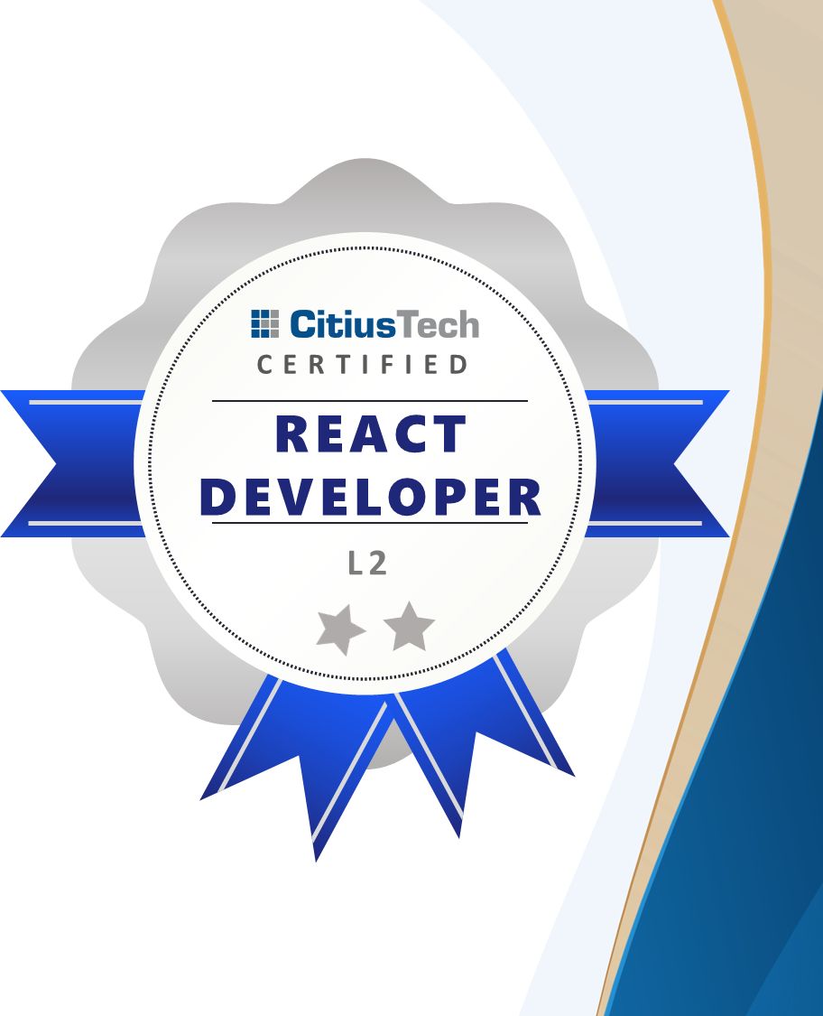 Prajkta Jadhav on LinkedIn: #citiustech #reactjs #certifieddeveloper # ... Prajkta Jadhav on LinkedIn: #citiustech #reactjs #certifieddeveloper # ...