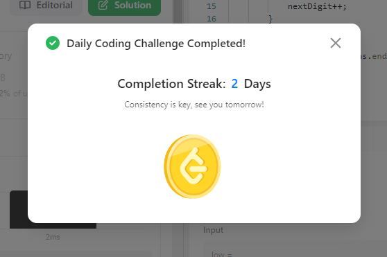 Aryan Pillai on LinkedIn: Day 2 of CodeCraft Challenge -Solved Leetcode ... Aryan Pillai on LinkedIn: Day 2 of CodeCraft Challenge -Solved Leetcode ...