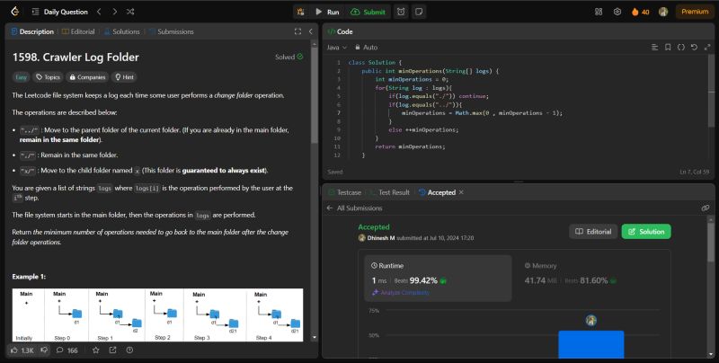 Dhinesh M on LinkedIn: #day37of100days #100daysofcode #leetcode # ... Dhinesh M on LinkedIn: #day37of100days #100daysofcode #leetcode # ...