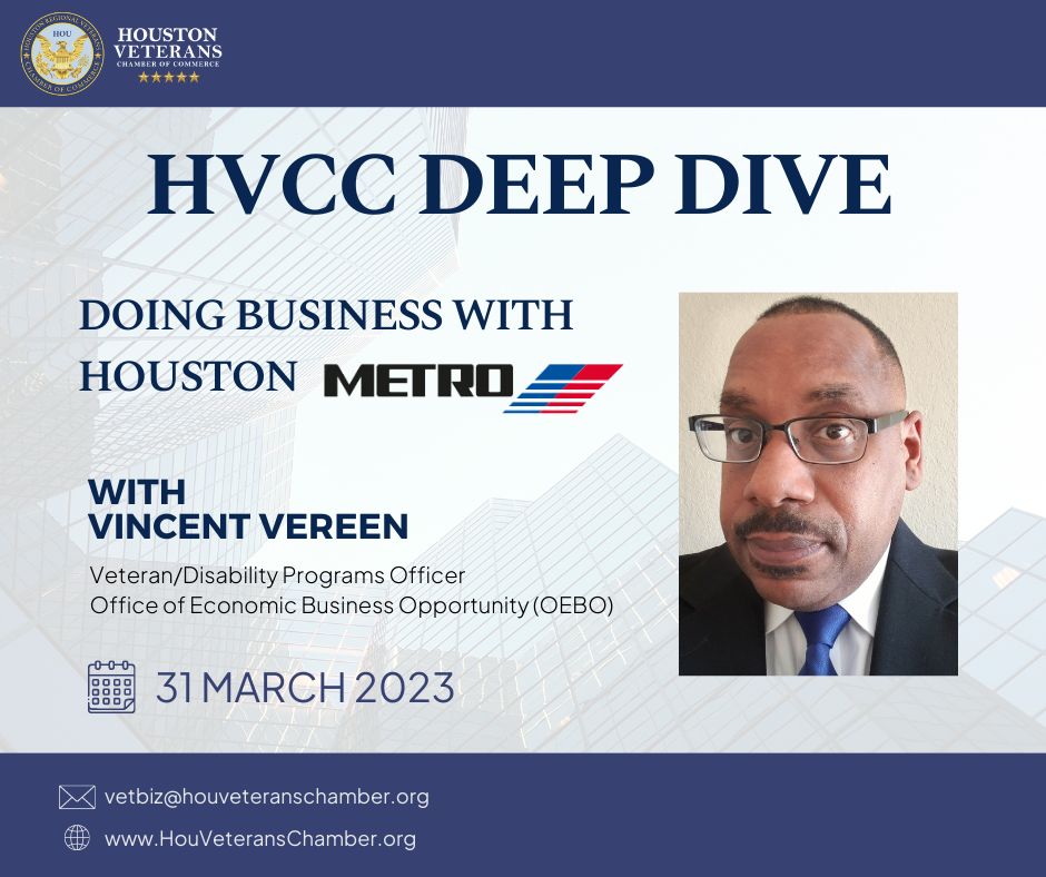 Houston Regional Veterans Chamber of Commerce on LinkedIn: # ... Houston Regional Veterans Chamber of Commerce on LinkedIn: # ...