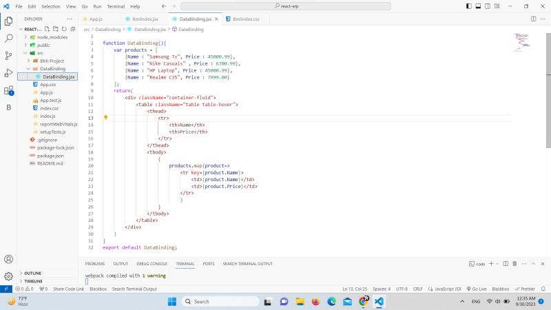 MD SHARIQUE AFTAB on LinkedIn: Some Data Binding Example in React Js MD SHARIQUE AFTAB on LinkedIn: Some Data Binding Example in React Js