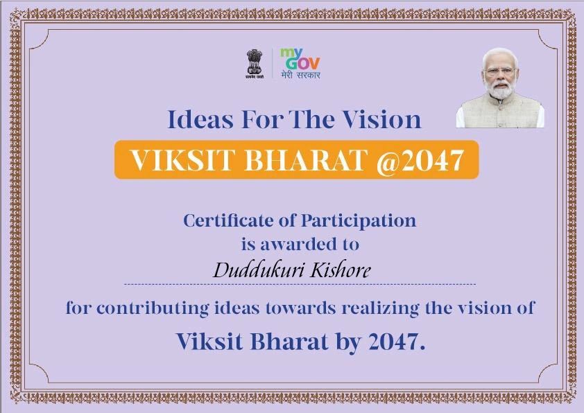 Duddukuri Kishore on LinkedIn: #governmentofindia #government #india # ... Duddukuri Kishore on LinkedIn: #governmentofindia #government #india # ...