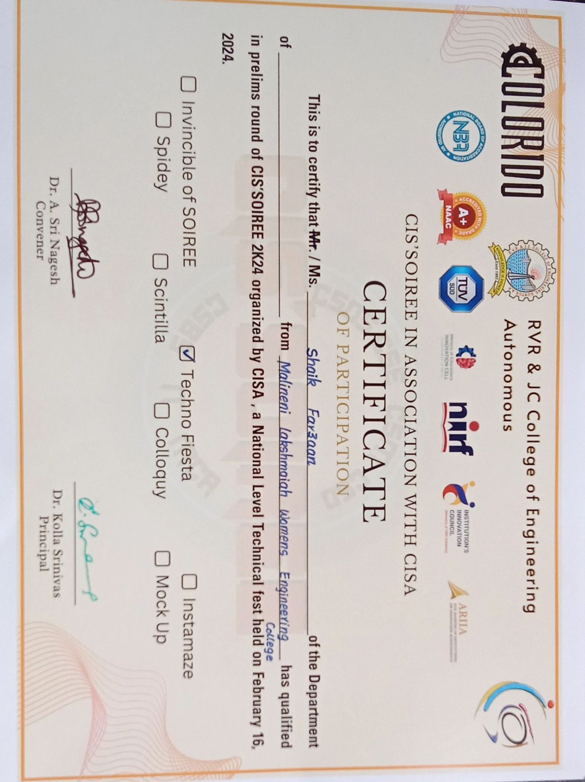 farzaan shaik on LinkedIn: #technofiesta #rvr #fest #technical # ... farzaan shaik on LinkedIn: #technofiesta #rvr #fest #technical # ...