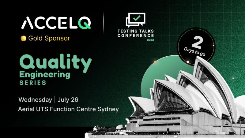 ACCELQ on LinkedIn: ACCELQ at Sydney's 2023 Testing Talks Conference ACCELQ on LinkedIn: ACCELQ at Sydney's 2023 Testing Talks Conference