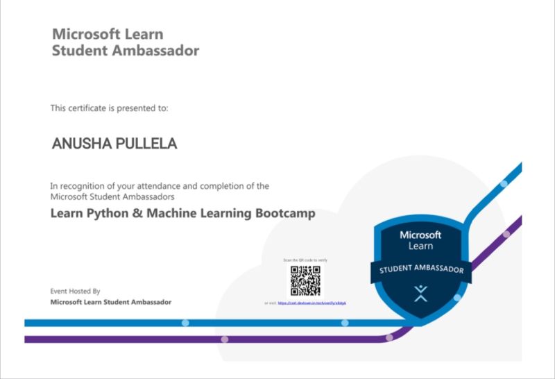 Anusha Pullela on LinkedIn: #python #machinelearning #devtown Anusha Pullela on LinkedIn: #python #machinelearning #devtown