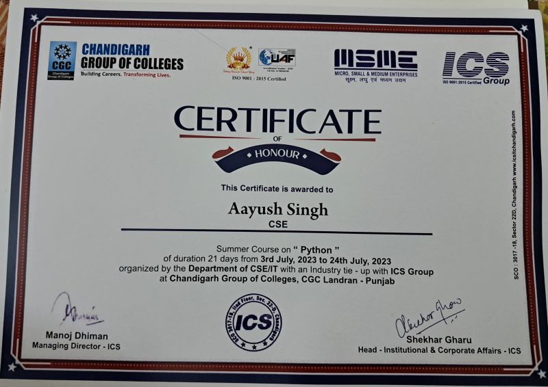 aayush singh on LinkedIn: #python #ics aayush singh on LinkedIn: #python #ics