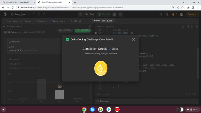 MD Faizan on LinkedIn: #potd #leetcode #day2 #30daysofcodechallenge # ... MD Faizan on LinkedIn: #potd #leetcode #day2 #30daysofcodechallenge # ...