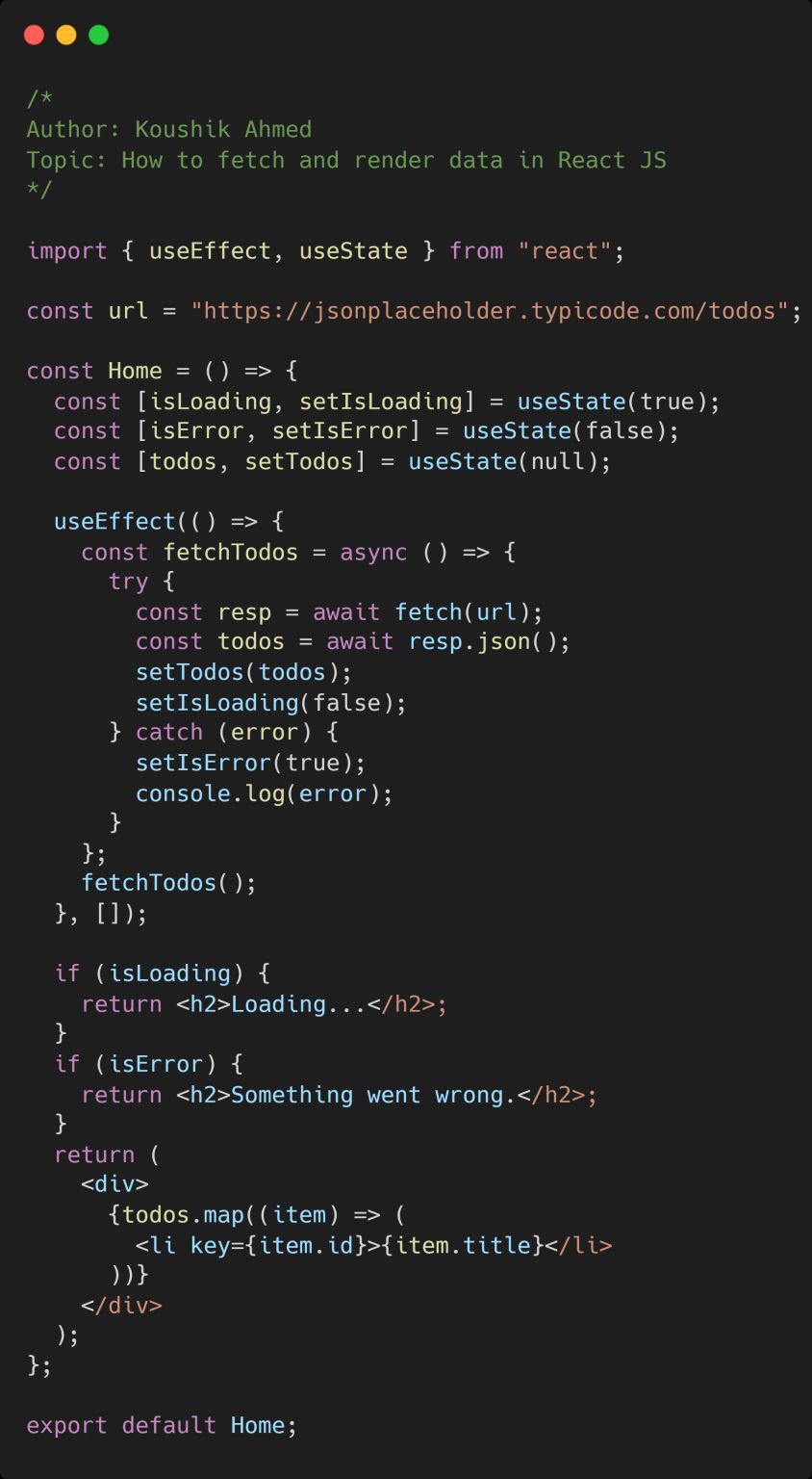 Koushik Ahmed on LinkedIn: #reactjs #webdevelopment #javascript # ... Koushik Ahmed on LinkedIn: #reactjs #webdevelopment #javascript # ...