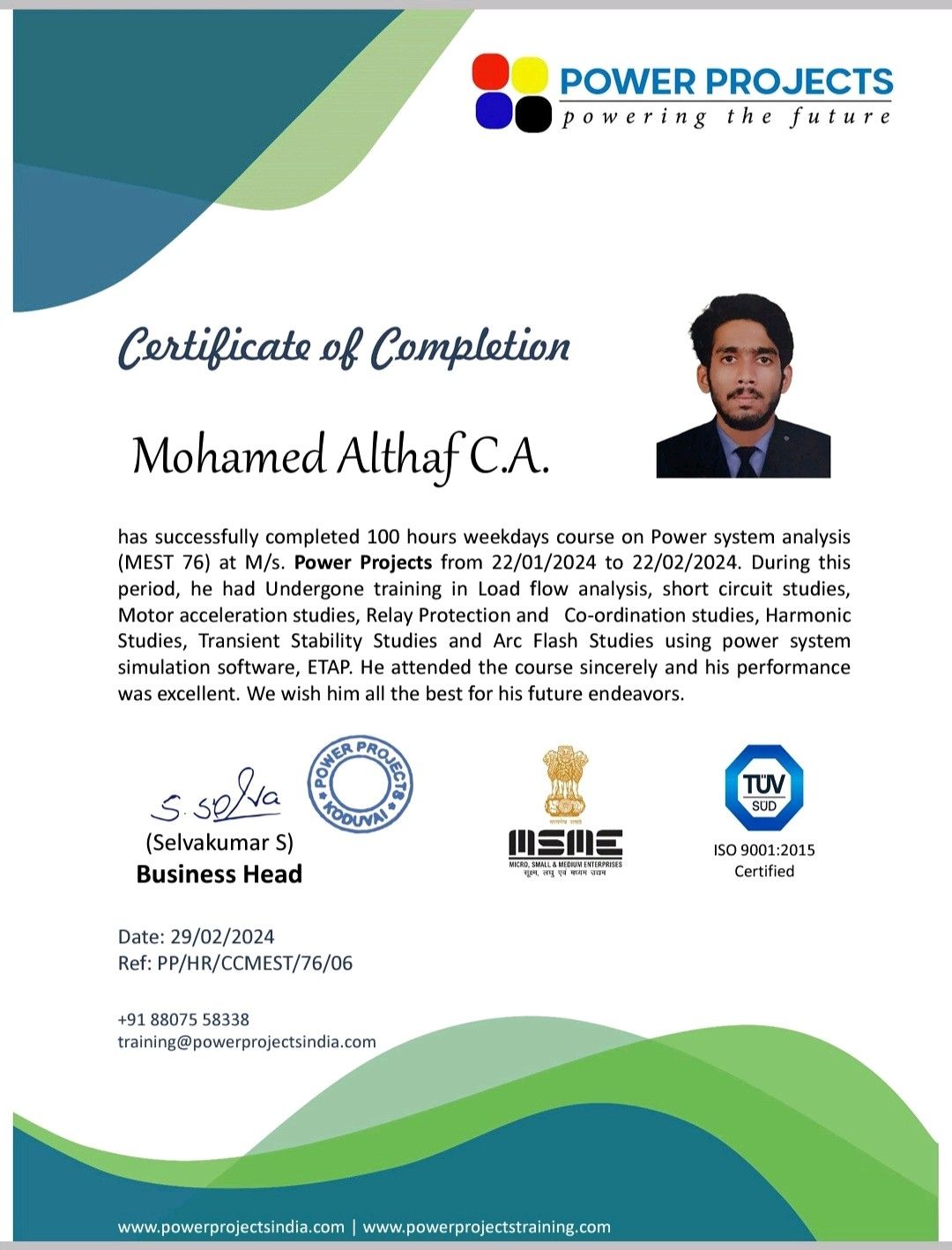 Mohamed Althaf C A on LinkedIn: Hello everyone, I am extremely happy to ... Mohamed Althaf C A on LinkedIn: Hello everyone, I am extremely happy to ...