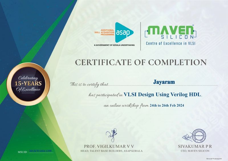 Alukunta Jayaram on LinkedIn: #vlsidesign #vlsiverification # ... Alukunta Jayaram on LinkedIn: #vlsidesign #vlsiverification # ...